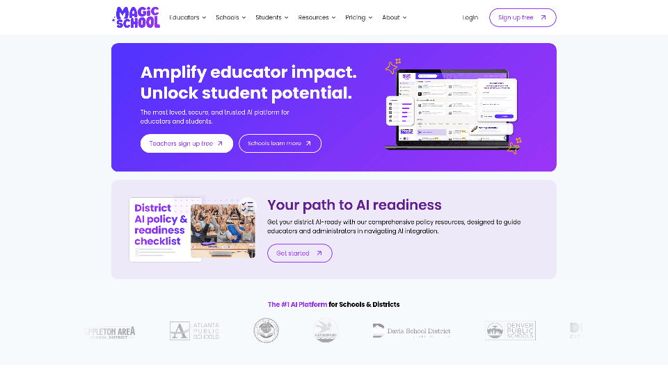 Magic School AI – Secure AI Assistant for Educators | agenth...