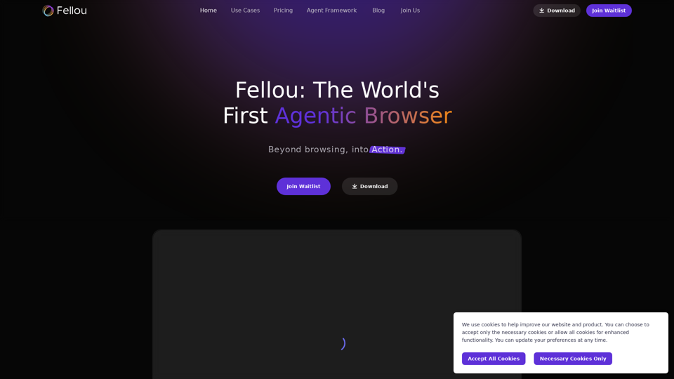 Fellou AI – Intelligent Agentic Browser for Automated Workfl...