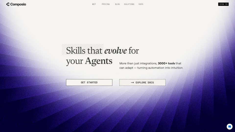 Composio - The Skill Layer of AI | agenthunt.io