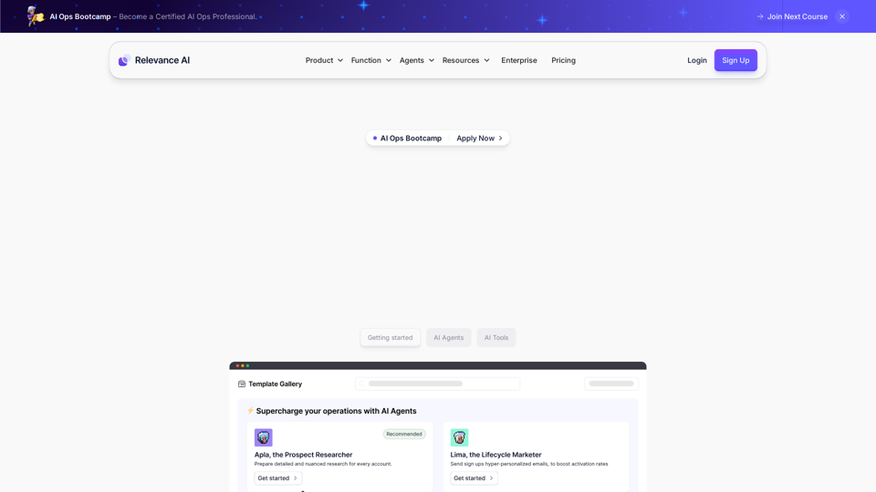 Relevance AI - Build your AI Workforce - AI for Business | a...