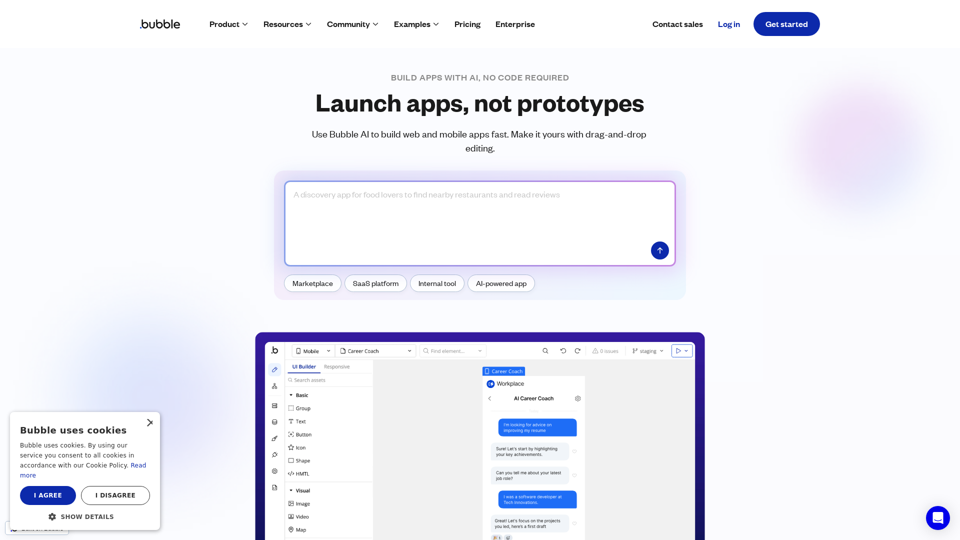 Bubble No-Code Platform | Visual App Builder for Scalable We...