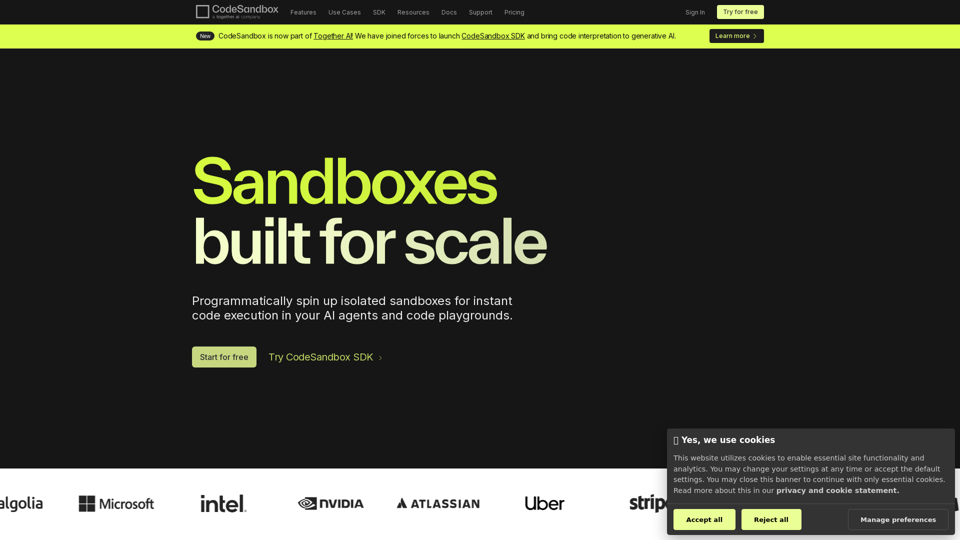 CodeSandbox | Cloud IDE for Collaborative Web Development